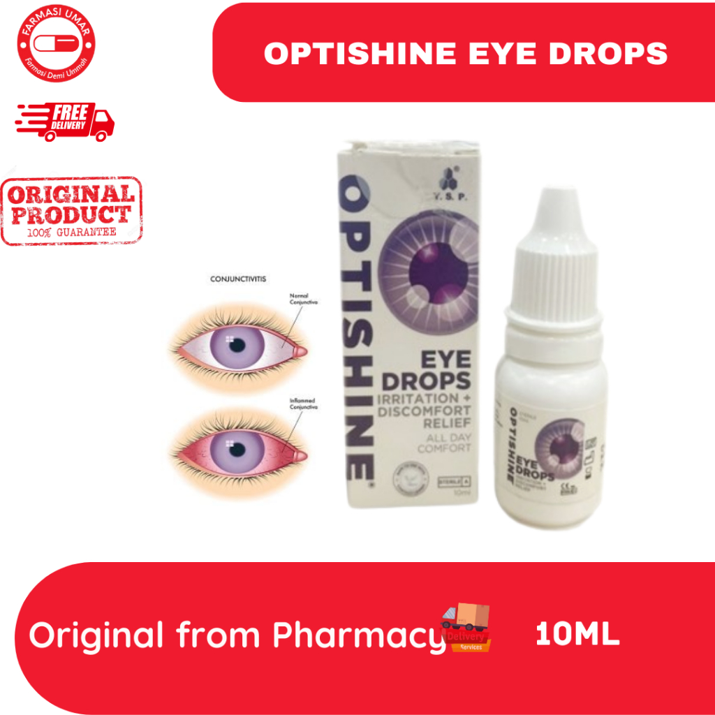 Optishine Eye Drops 10ml - relief irritation and discomfort | Shopee ...
