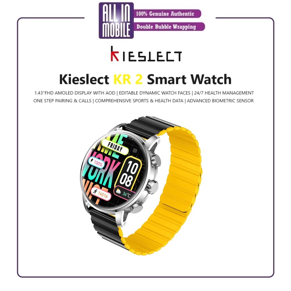 [MY] Kieslect KR 2 Smart Watch - Official 1 Year Warranty By Kieslect Malaysia | Shopee Malaysia