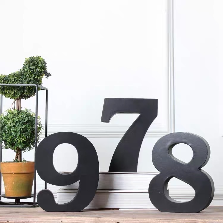 Black H8cm Waterproof Alphabet ABC Letter Box Huruf Hiasan Dinding ...