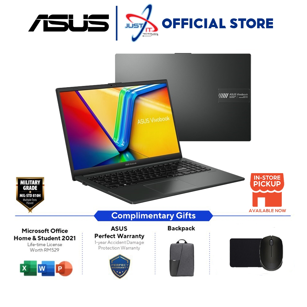 ASUS Vivobook Go (R3-7320U/8GD5/512GB SSD/15.6") E1504F-ANJ870WS ...