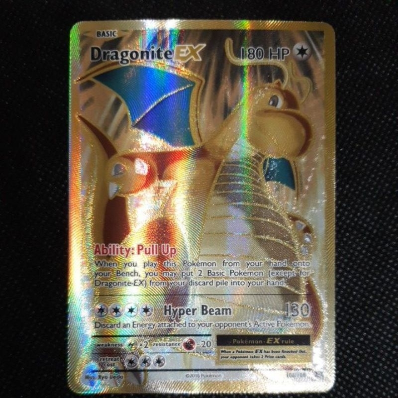 Pokemon Card TCG : Vintage Card XY Evolution : Dragonite EX 106/108 ...
