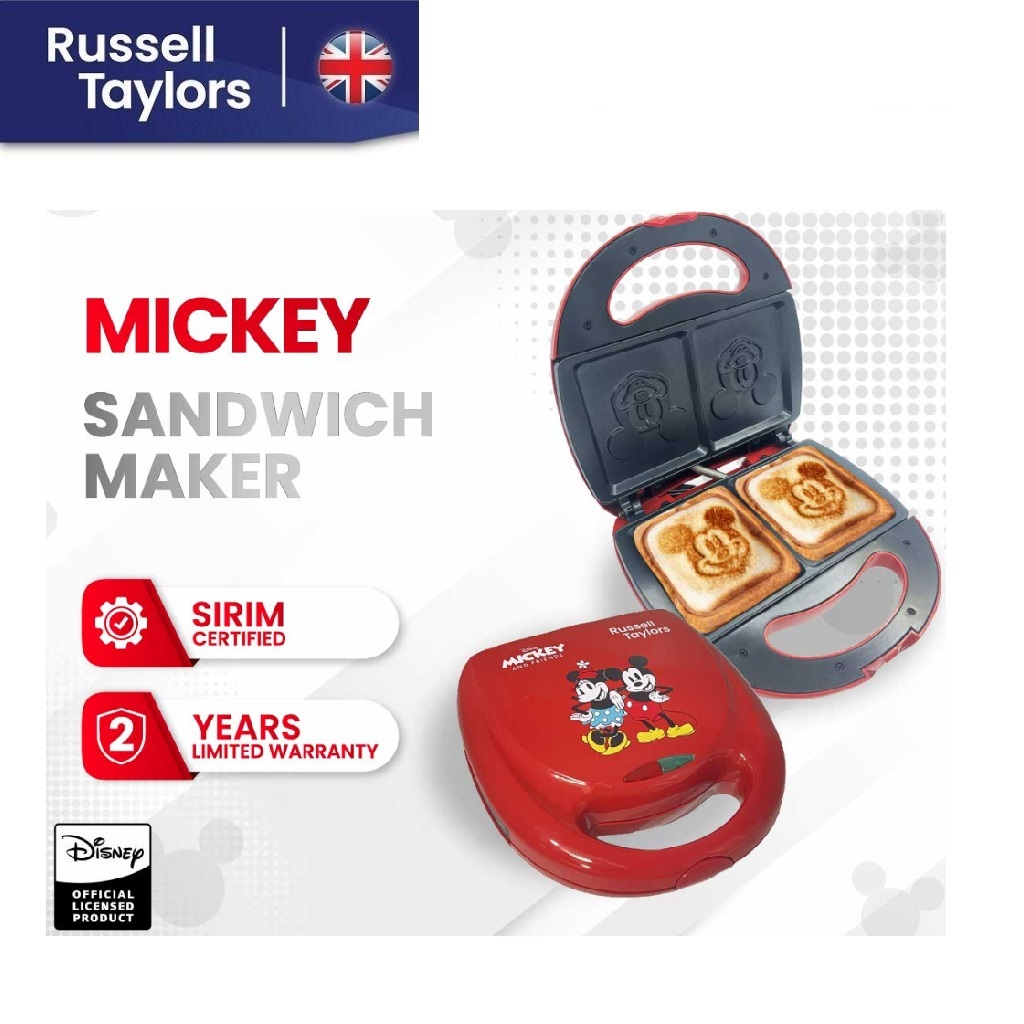 Russell Taylors x Disney Mickey And Friends Sandwich Maker D7 | Shopee ...