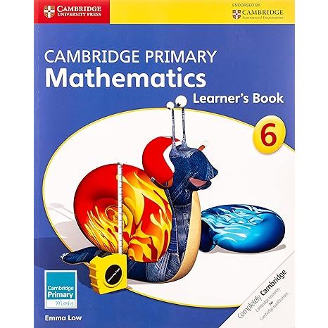 Cambridge Primary Mathematics Stage 6 Learner's Book 6 (Cambridge ...