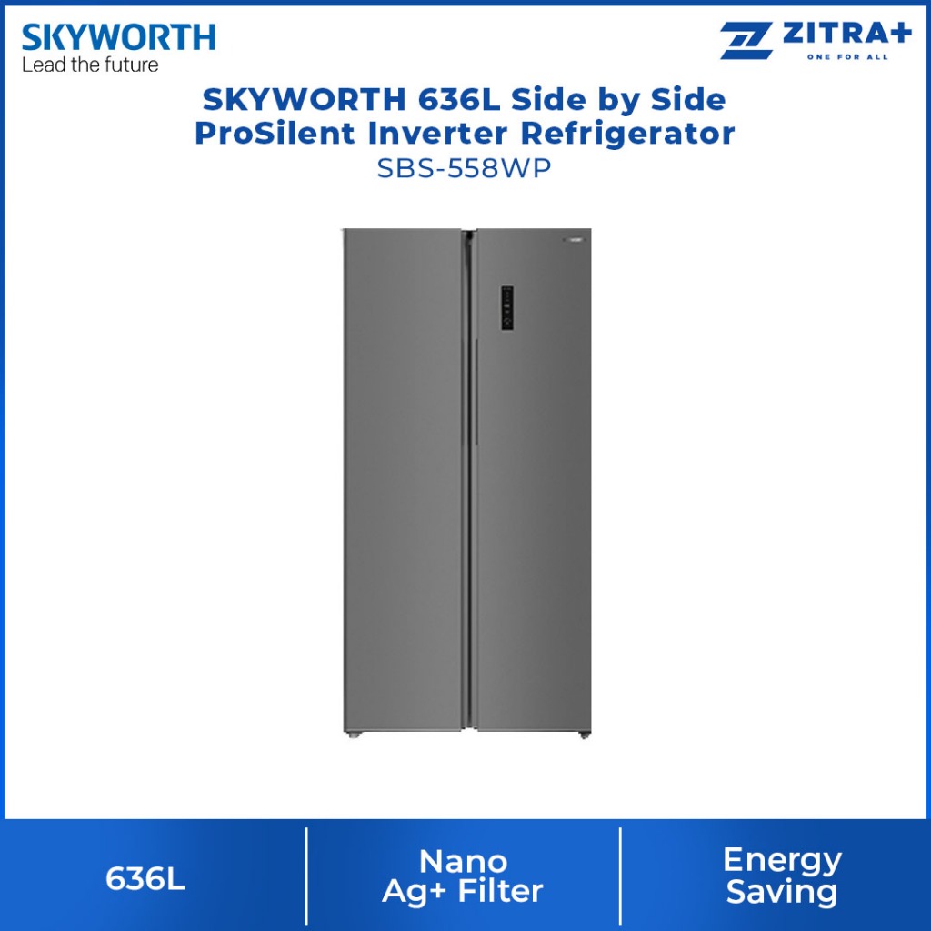 [FREE SHIPPING] SKYWORTH 636L Side by Side ProSilent Inverter ...