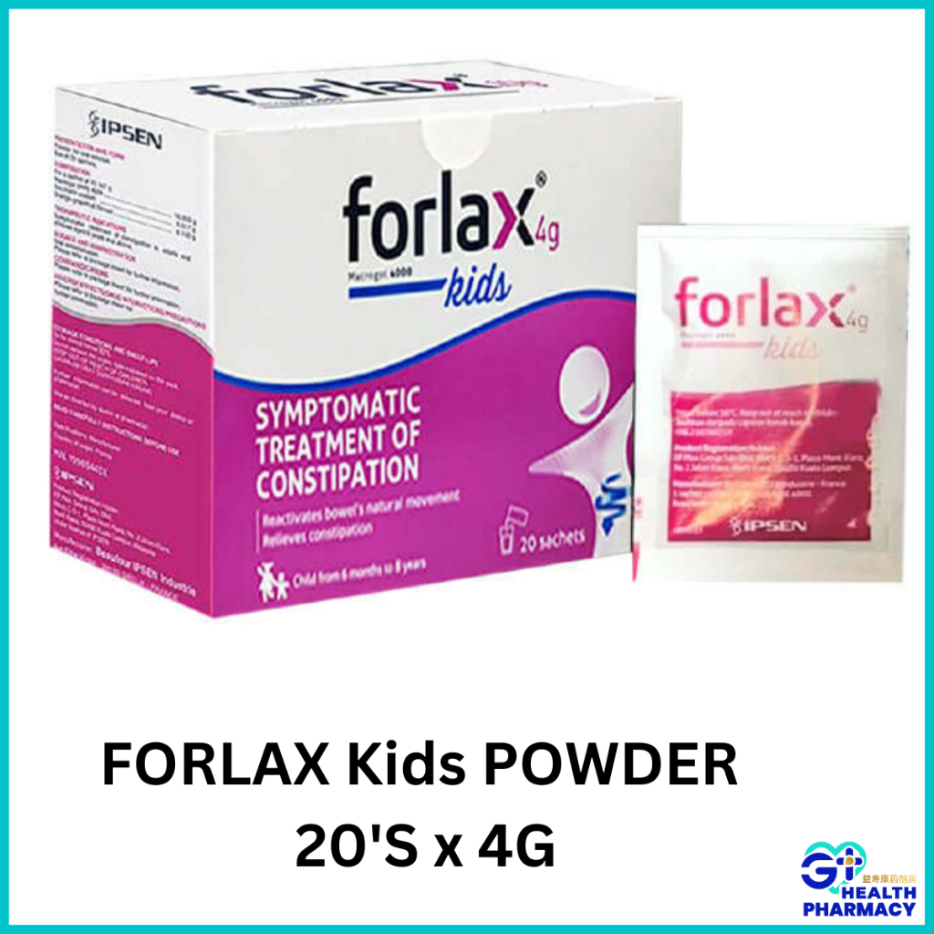 Forlax Kids Symptomatic Treatment Of Constipation 4g x 20 Sachets ( 6 ...
