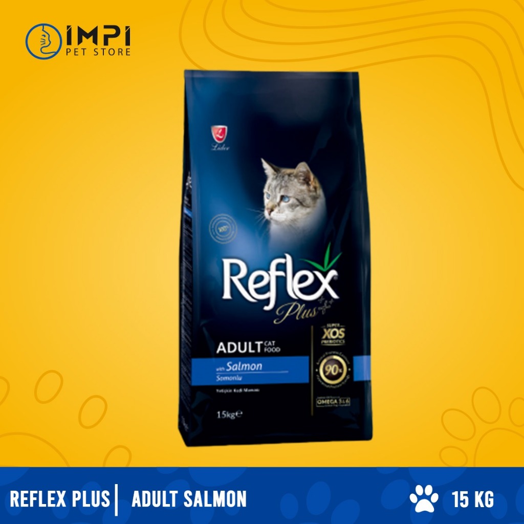 REFLEX Plus Adult Cat Food Salmon (15KG) | Shopee Malaysia