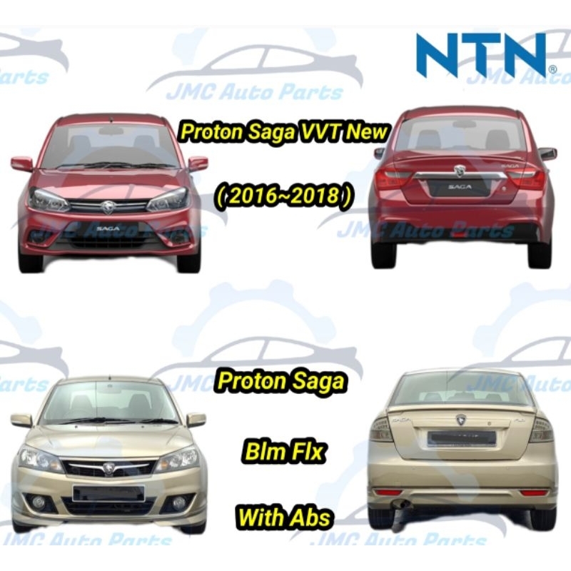 NTN JAPAN PROTON SAGA BLM FLX / SAGA VVT 2016 2017 2018 HUB383-4 REAR ...