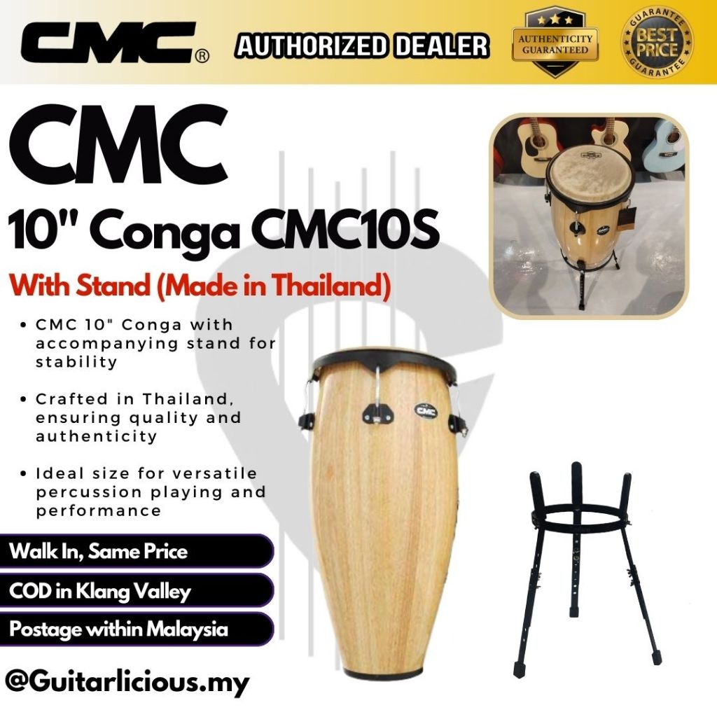 CMC 10 inch Conga with Stand - CMC10S (Made in Thailand) | Shopee Malaysia