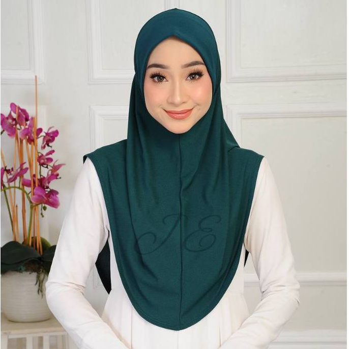 Tudung sarung Sarima Plain Scuba Awning Kain Mosscrepe | Shopee Malaysia