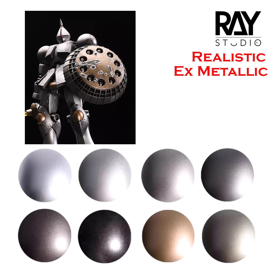 [RAY STUDIO] REALISTIC EX METALLIC MARKER MODEL KITS TOOLS | Shopee ...