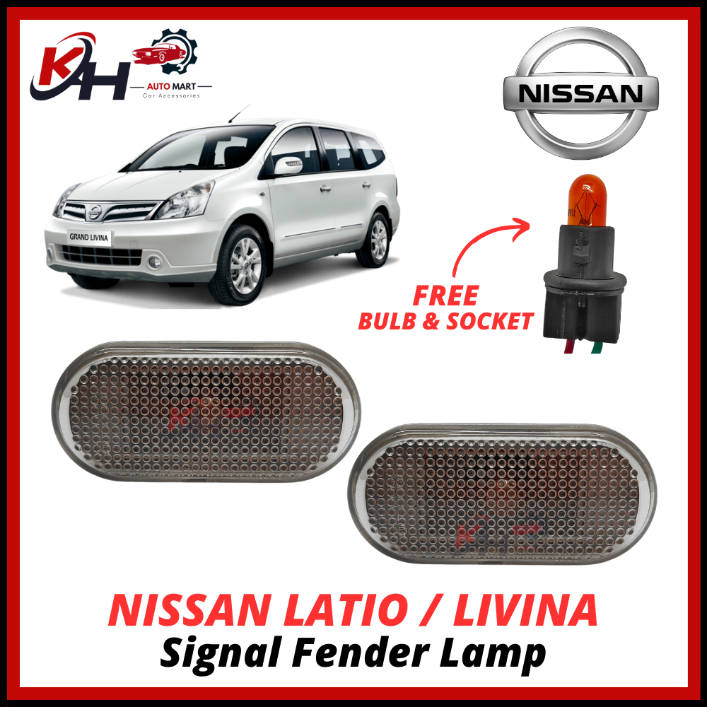 NISSAN NAVARA / LATIO / LIVINA / X-TRAIL Signal Light Side Fender Lamp ...