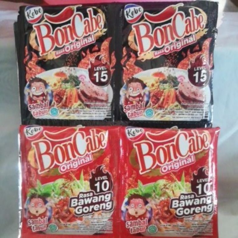 Bon Cili / Bon Cabe / Boncabe rasa original Botol level 10 & Level 30 ...