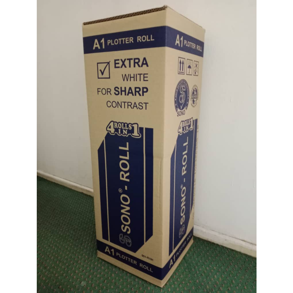 Paper A1 size 594 x 50m plan printing 4 rolls | Shopee Malaysia