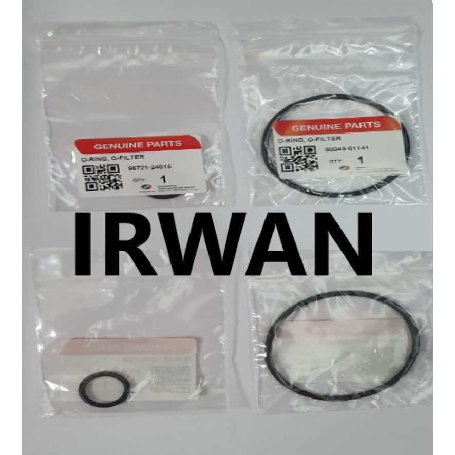 ORIGINAL OIL FILTER HOUSING O-RING SET / SET ORING PERUMAHAN PENAPIS ...