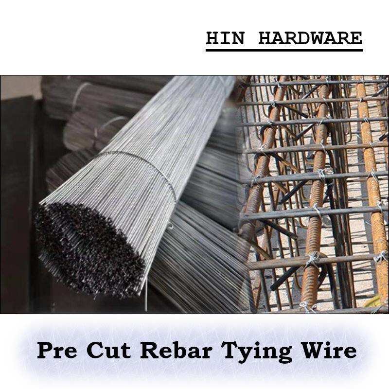 HIN (1KG) Dawai Potong GI wire 20# precut pre-cut ikat besi 12" 14" 16" 300mm 350mm 400mm Rebar ...