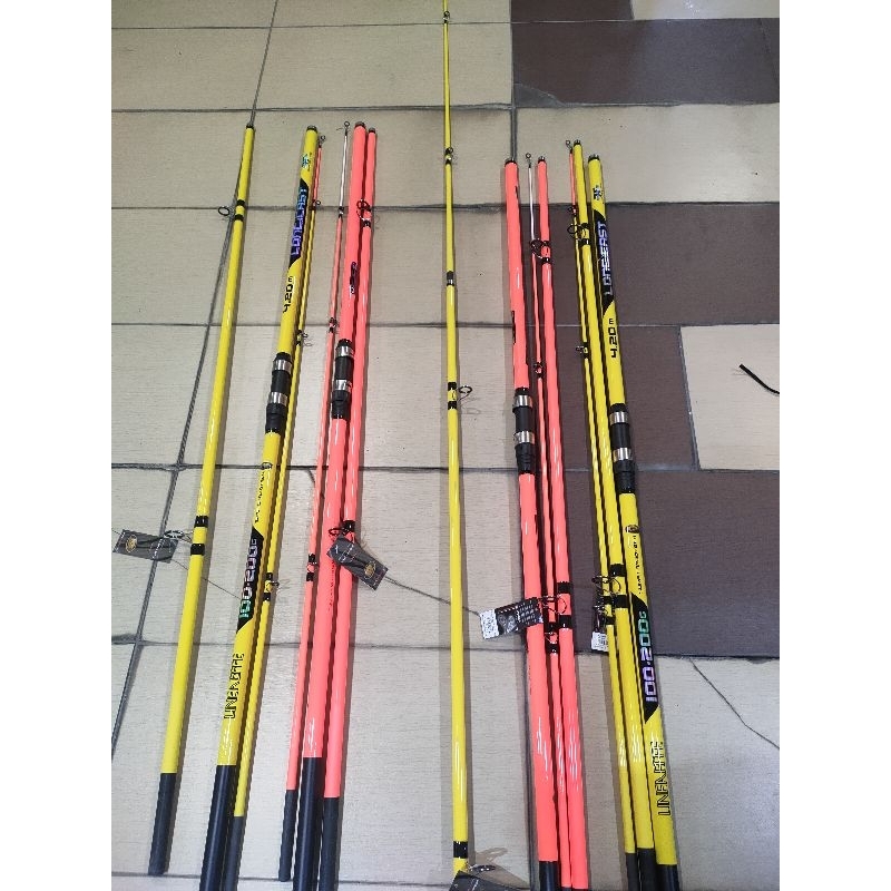 Joran pantai 14 kaki Surf Rod pantai pancing pantai Spinning. | Shopee ...