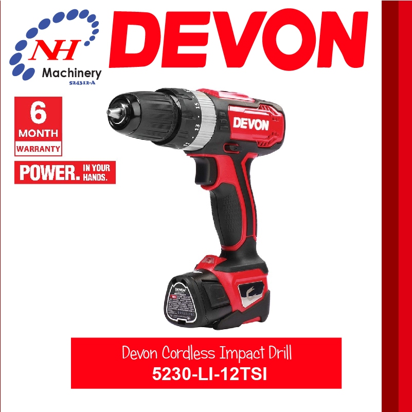 Devon 5230-Li-12TSI - Cordless Impact Drill | Shopee Malaysia