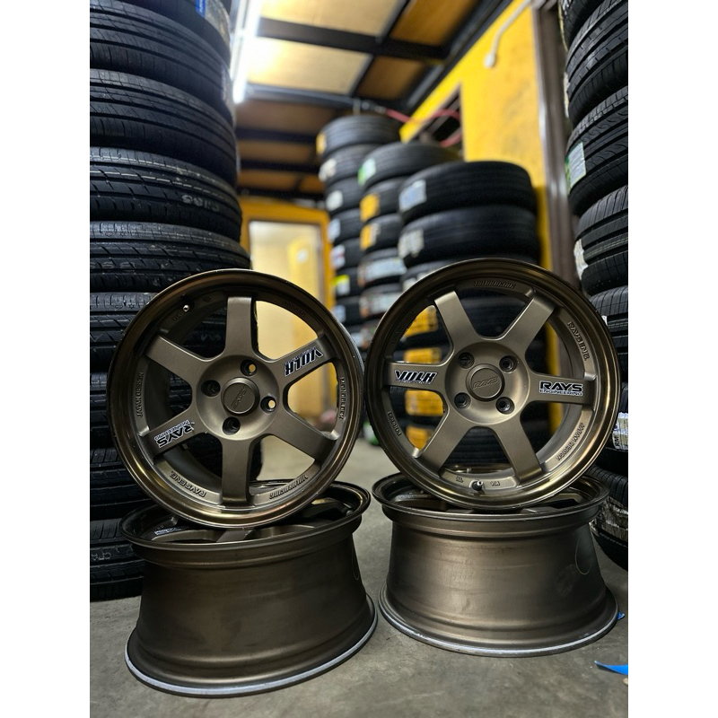 Rim 2nd 14” 15" dan 16 & 17 pcd100/pcd114 viva/saga/myvi/alza/wira ...