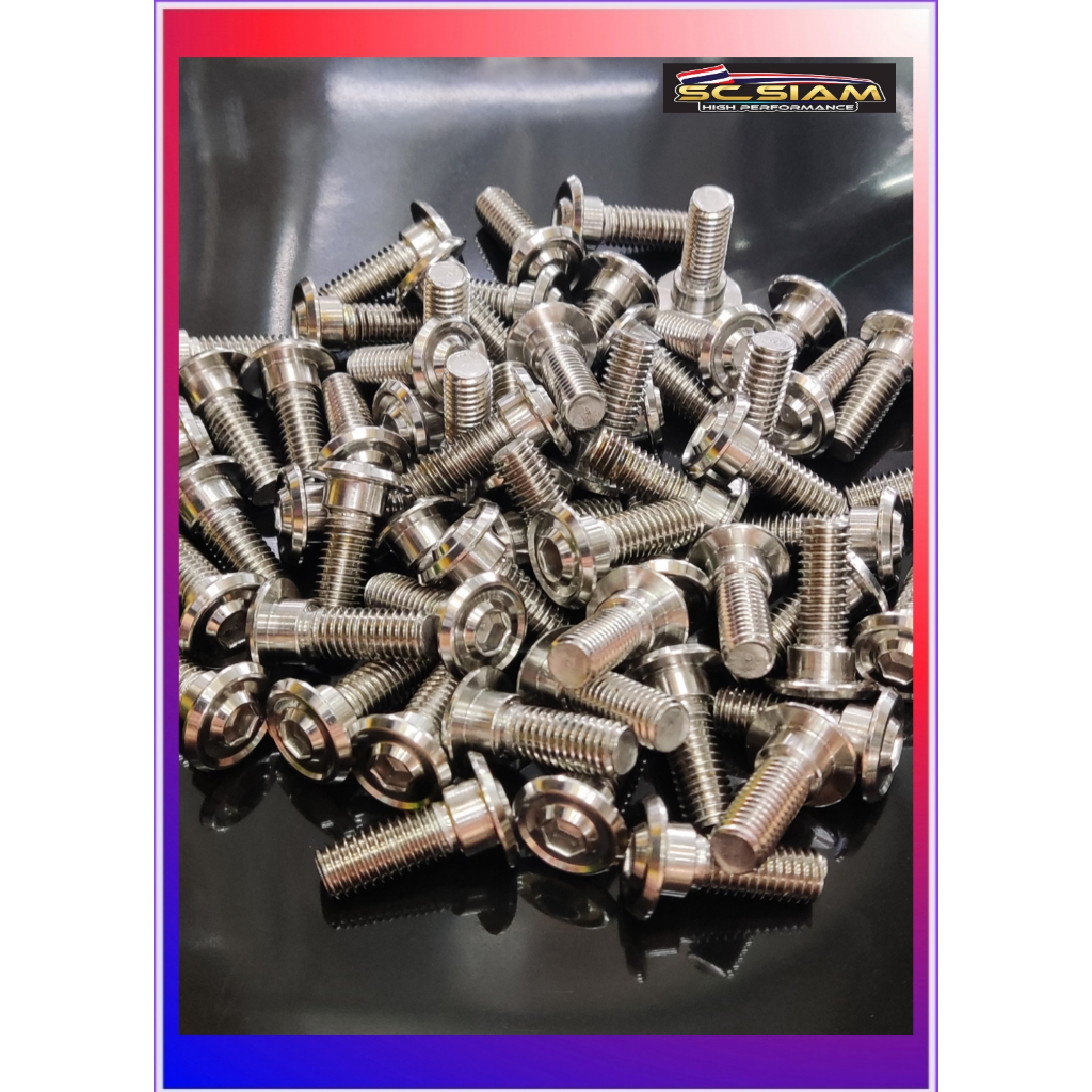 🔩🪛🔩 SCREW DISC SC SIAM ORIGINAL ADA BUSH SILVER CHROME CNC THAILOOK ...