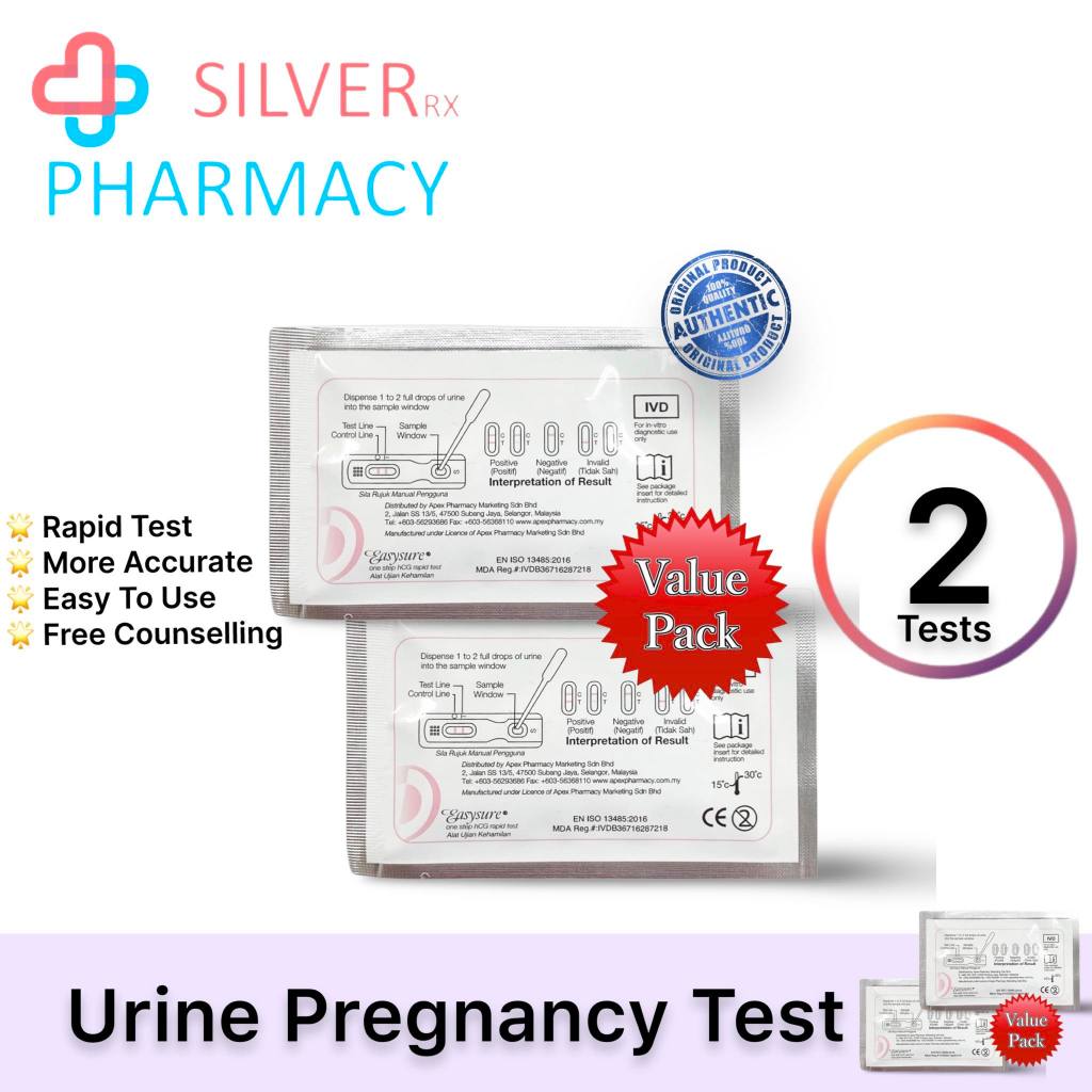 [Exp 11/2025] Avo Diagnostics Pregnancy Cassette Test 1's [Urine ...