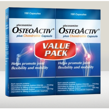 OSTEOACTIV GLUCOSAMINE PLUS CHONDROITIN CAPSULE | Shopee Malaysia