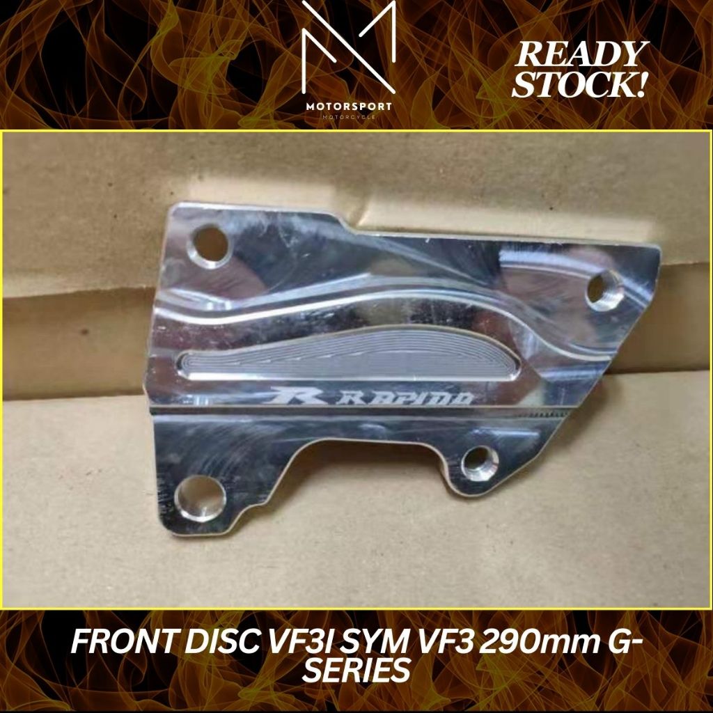 RAPIDO FRONT DISC VF3I SYM VF3 290mm G-SERIES Disk Bracket Motorcycle ...