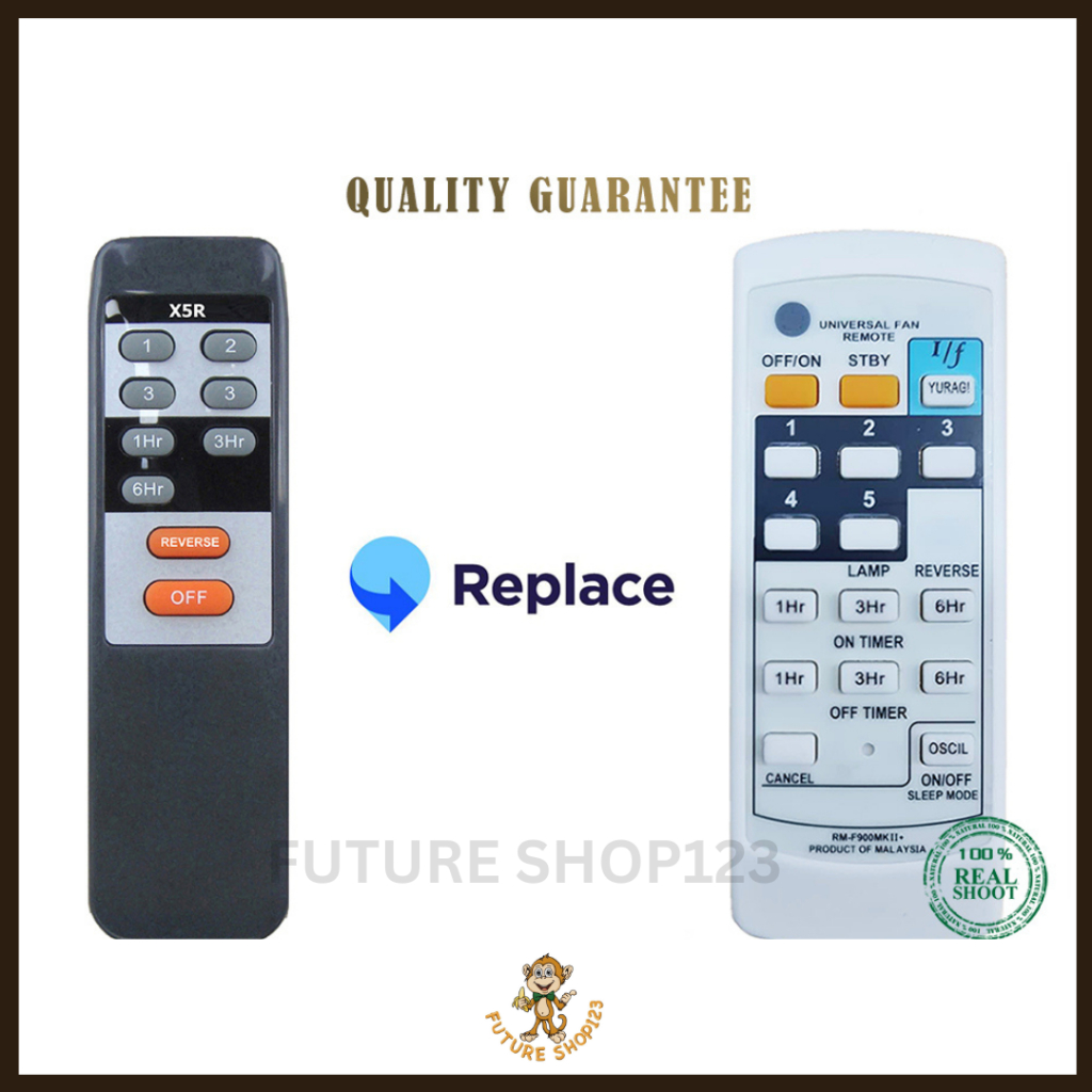 X5R DEKA FAN REMOTE CONTROL [REPLACEMENT] | Shopee Malaysia