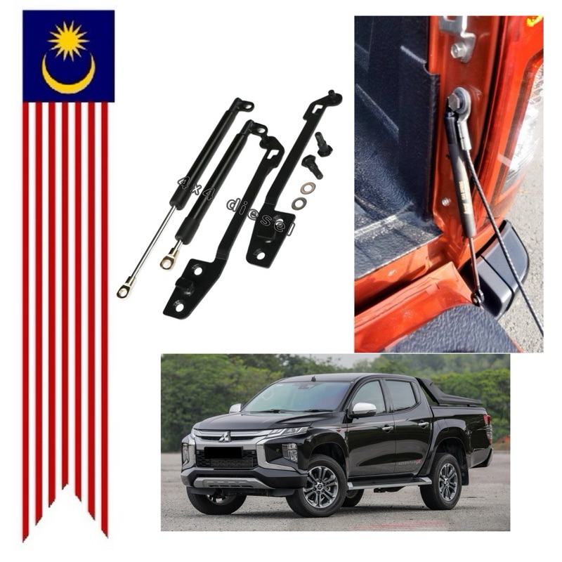 (1pcs) Rear Bonnet Boot Damper Absorber Strut For Mitsubishi Triton HDX ...