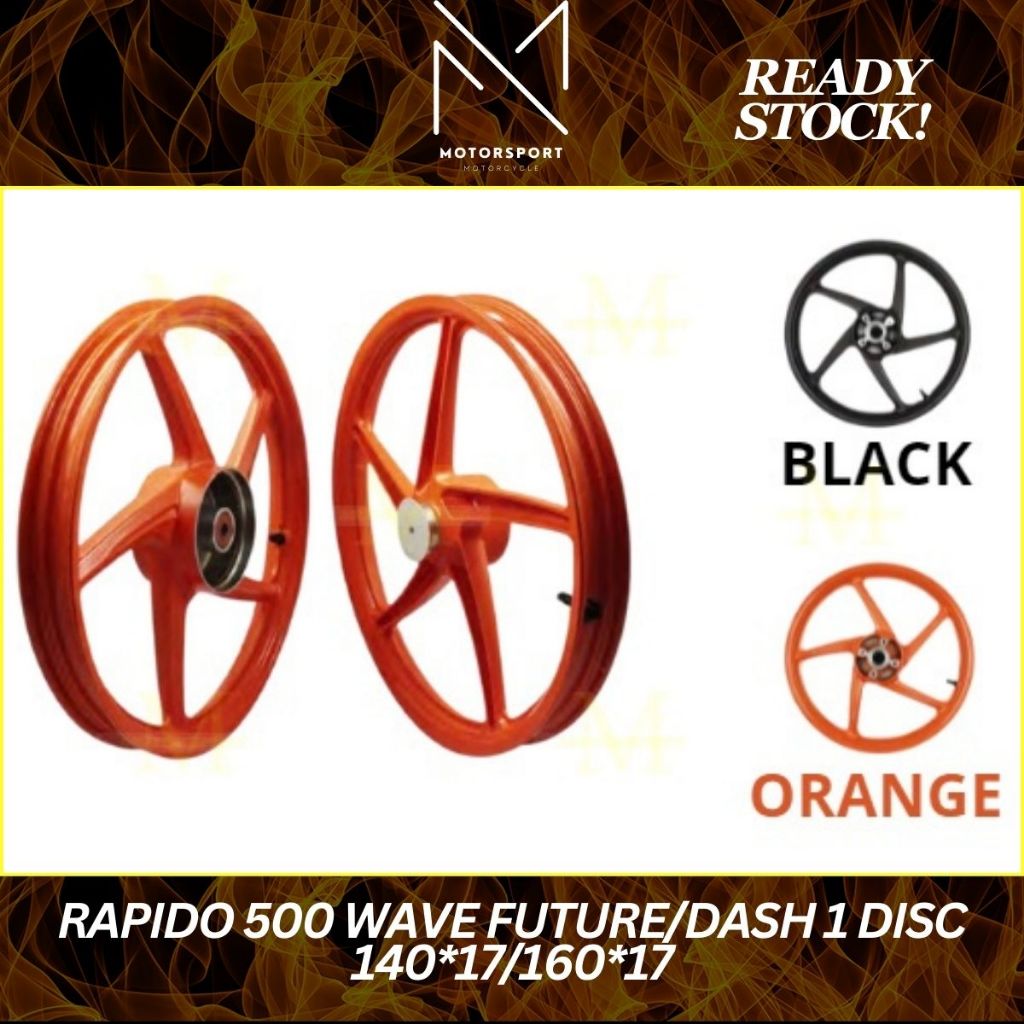 RAPIDO 500 SPORT RIM WAVE 110/WAVE DASH 110/125/FUTURE 110/125 1 DISC ...
