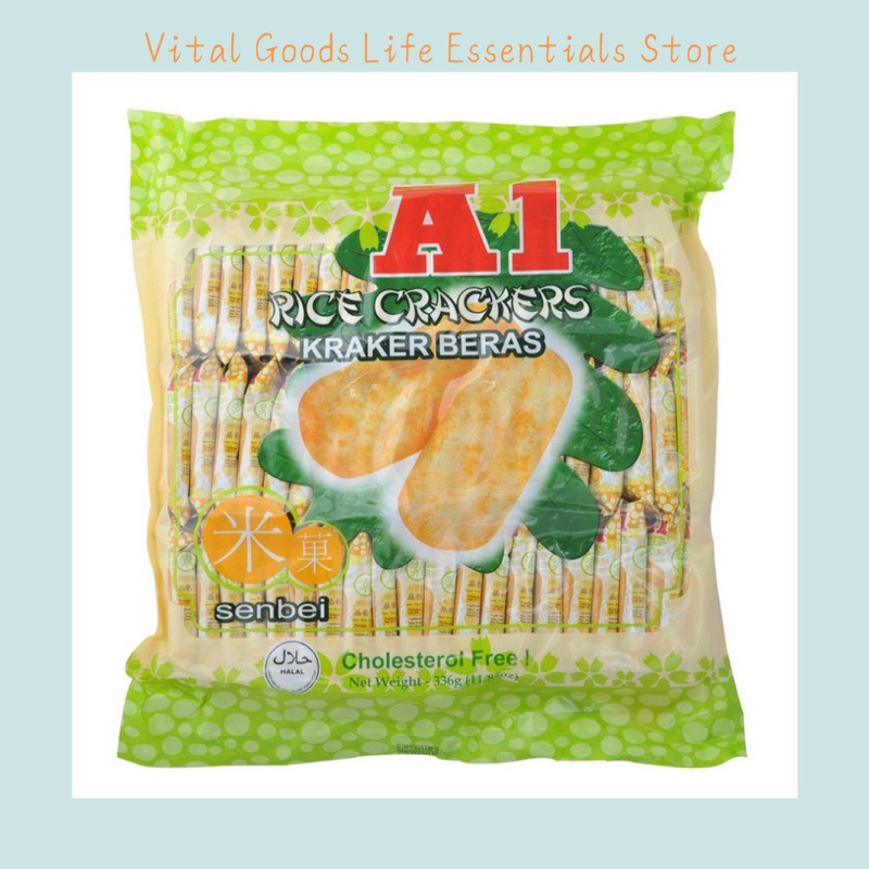 ♡READY STOCK♡ A1 Rice Crackers (336g) Jumbo Pack | Small Pack (112g ...