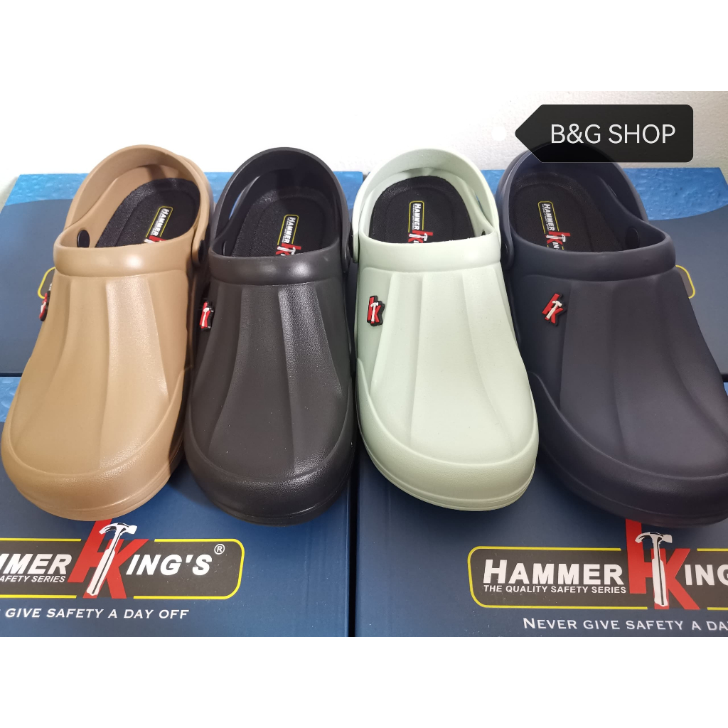 Hammer King's Safety Clogs HK3002 Waterproof Anti Slip | Shopee Malaysia