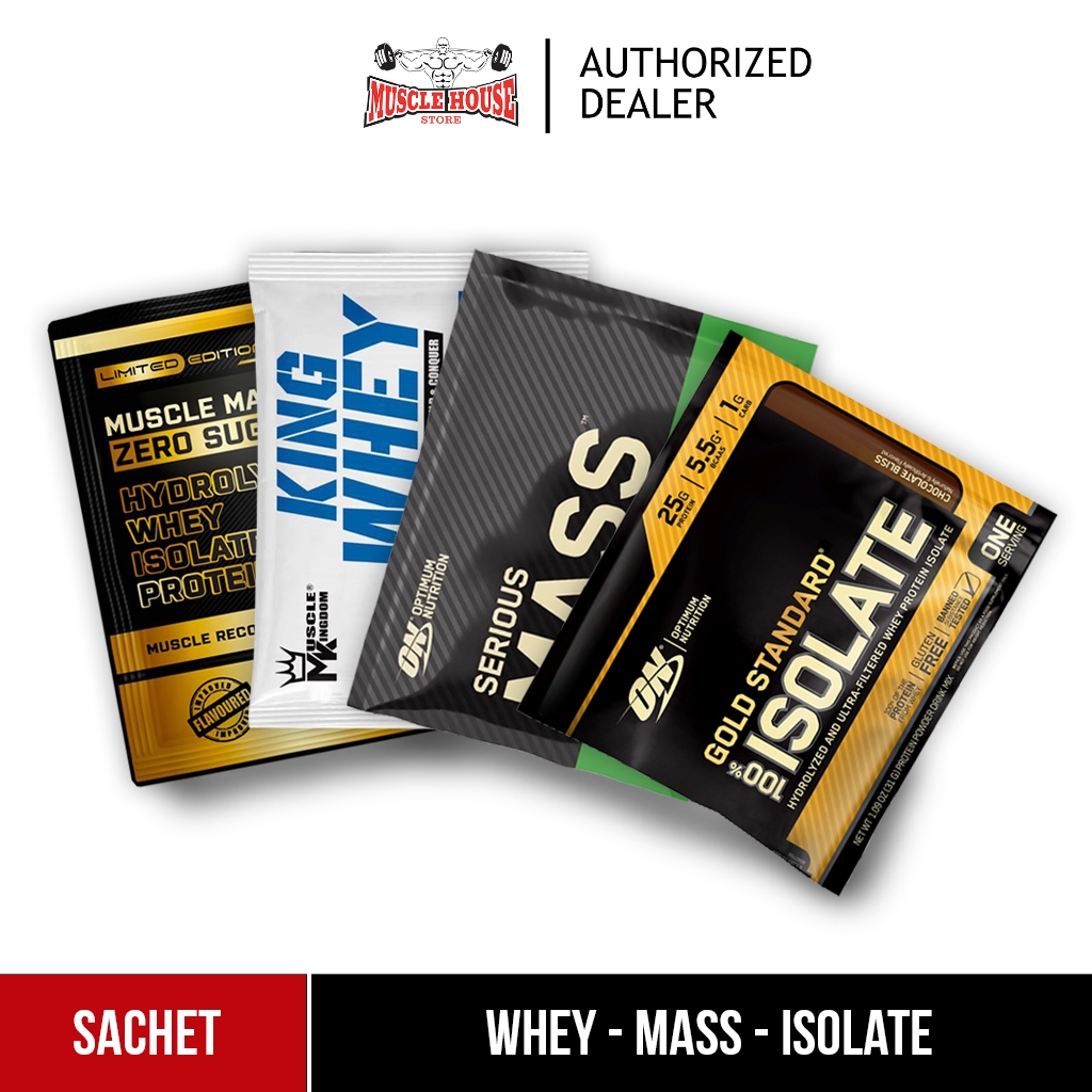 Gold Standard 100% Isolate [sachet] Travel Pack Muscle Kingdom King ...