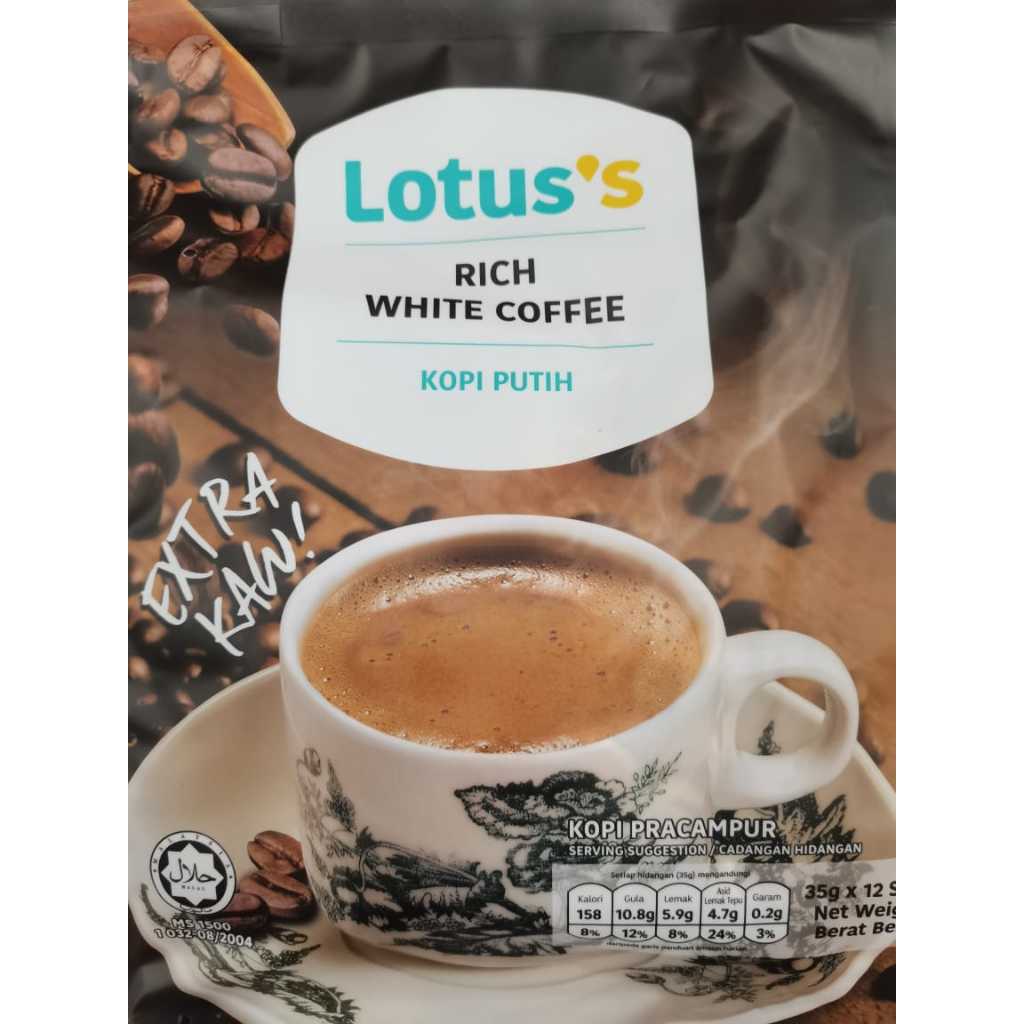 Tesco Lotus's 3 in 1 Coffee Regular / Mild / Rich 3-in-1 Coffee Kopi ...