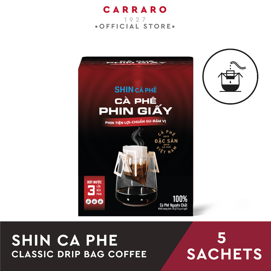 SHIN CA PHE Classic Drip Bag Coffee (5 sachets x 13g) | Shopee Malaysia