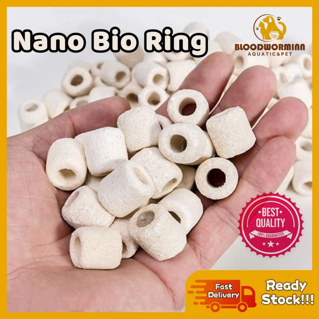Nano Bio Ring 500g/1kg/3kg/6kg/10kg/20kg Aquarium Filter Media [Ready ...