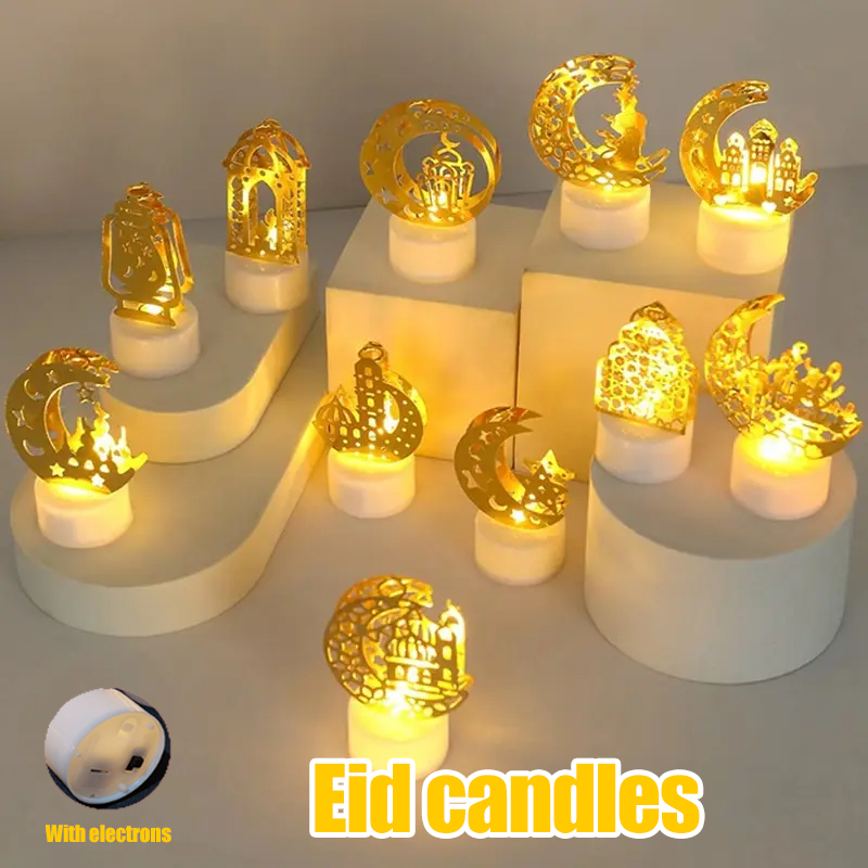 Lampu Raya 2025 Candle Light Muslim Ramadan Kareem Decoration Candle ...