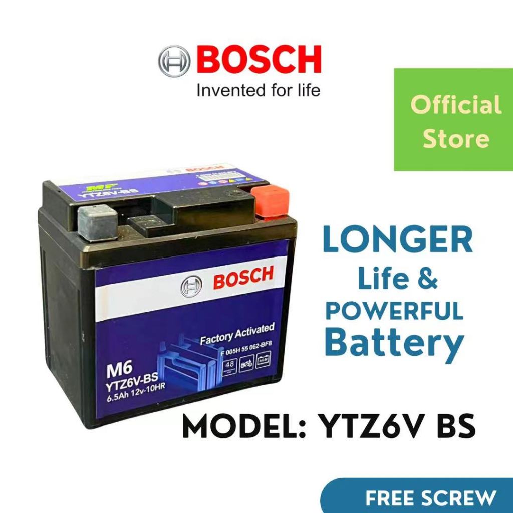 YTZ6 YTZ6V YTX5L YTZ7S BOSCH BATTERY RS150 CBR 150 VARIO150 AIR BLADE ...