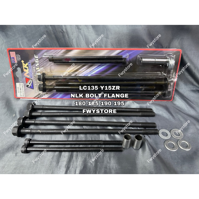 LC135 Y15ZR NLK BOLT STUD JACKROD BOLT FLANGE 180Mm 190MM 195MM JACK ...