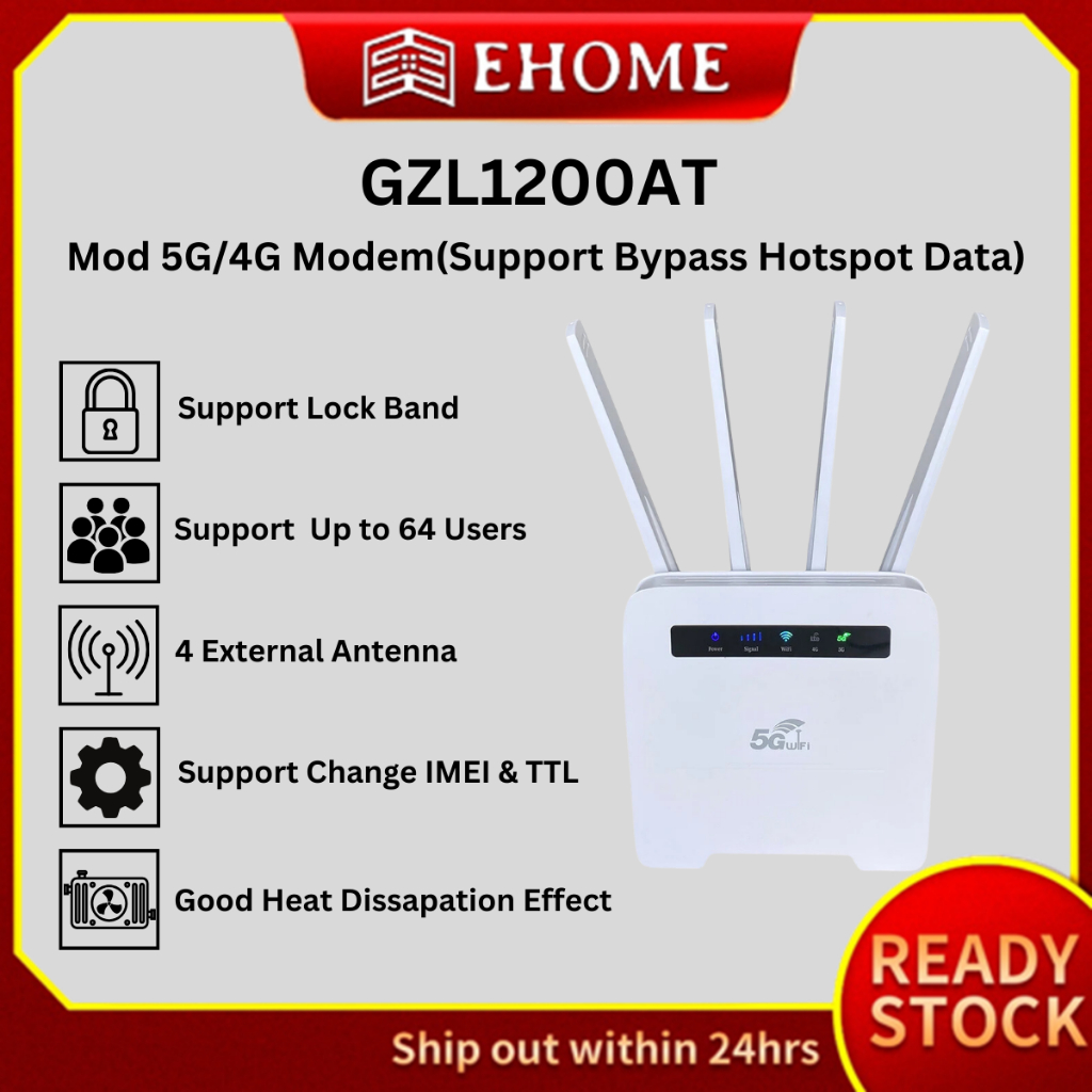 GZL1200AT / CP500 5G sim Mod bypass🔥5G UNLIMITED HOTSPOT DATA MODEM ...
