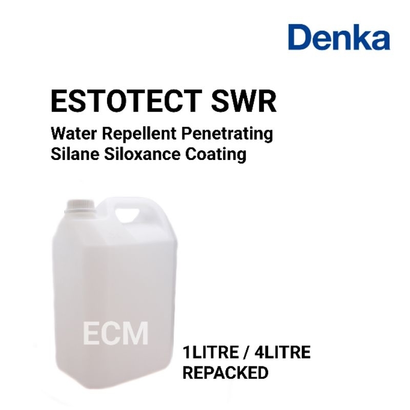 DENKA ESTOTECT SWR (4LITRE REPACKED) Surface Water Repellent ...
