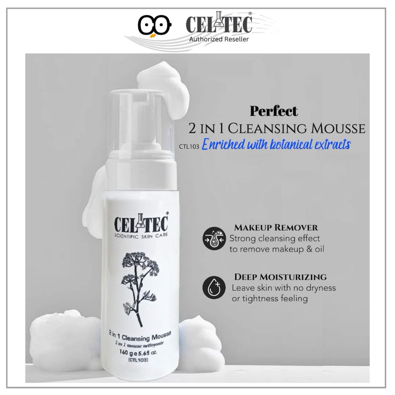 CELTEC 2 in 1 Cleansing Mousse (160ml) | Shopee Malaysia