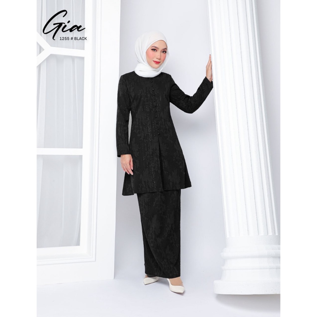Readystock Gia Kurung Baju Kebaya Jacquard Chiffon Baju Raya Murah Baju ...