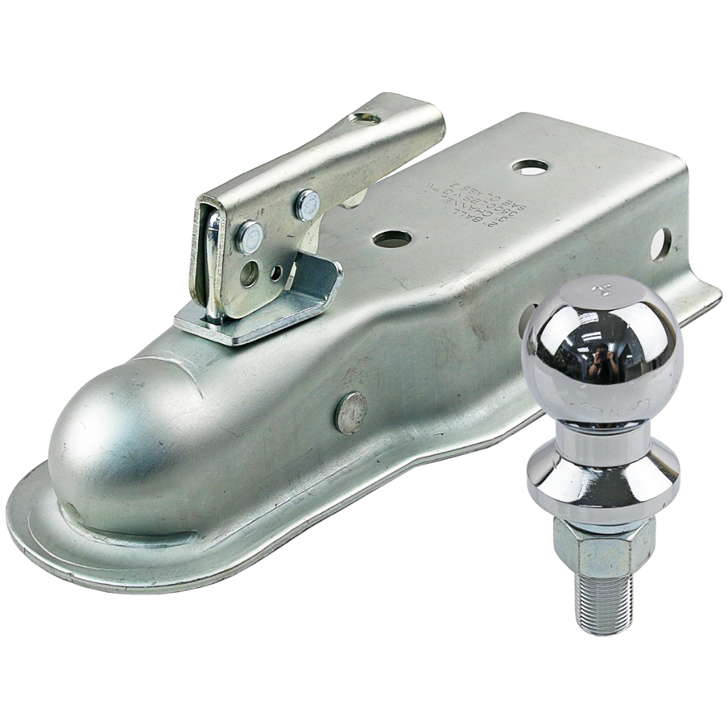 [READY STOCK] Trailer Coupler For 2" Ball x 3" Tongue 3500LBS (With or ...