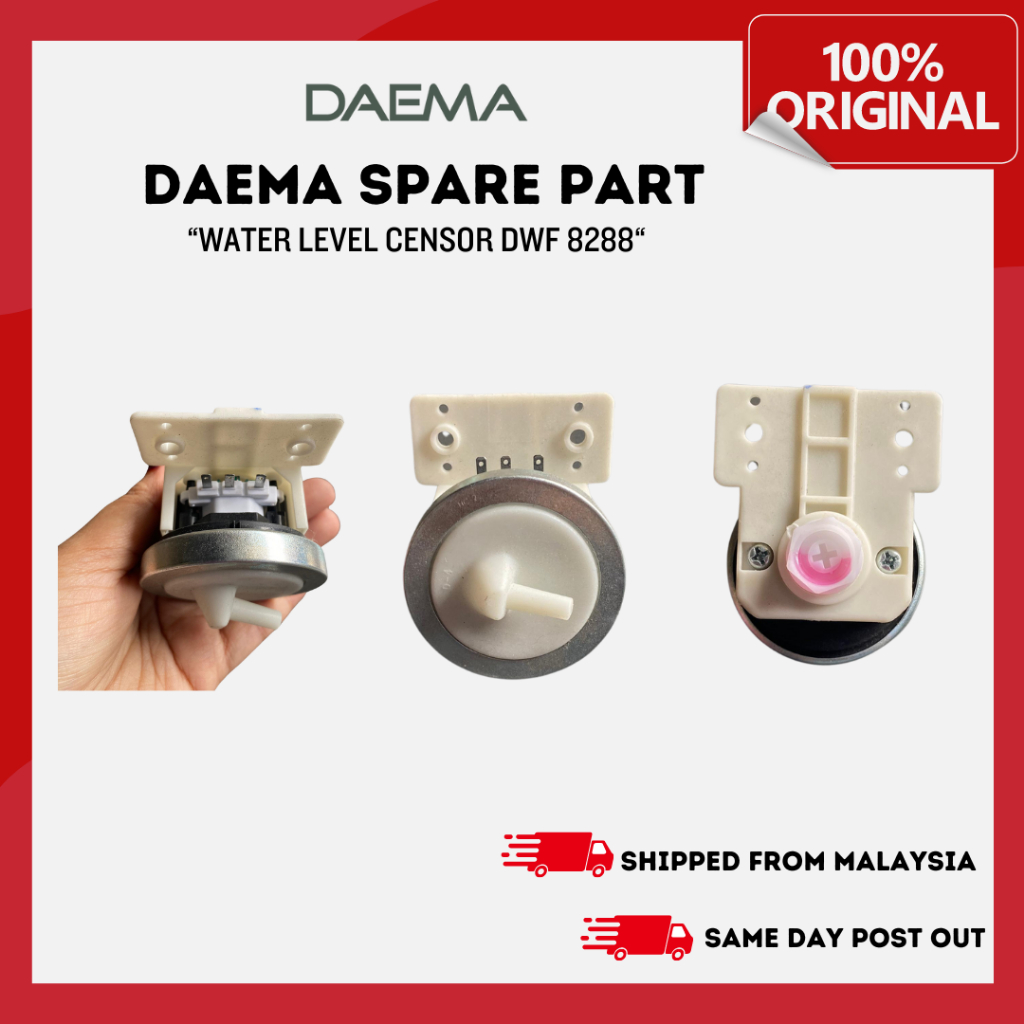 [DAEMA ORIGINAL SPAREPART] WASHER WATER LEVEL CENSOR DWF8288 | Shopee ...