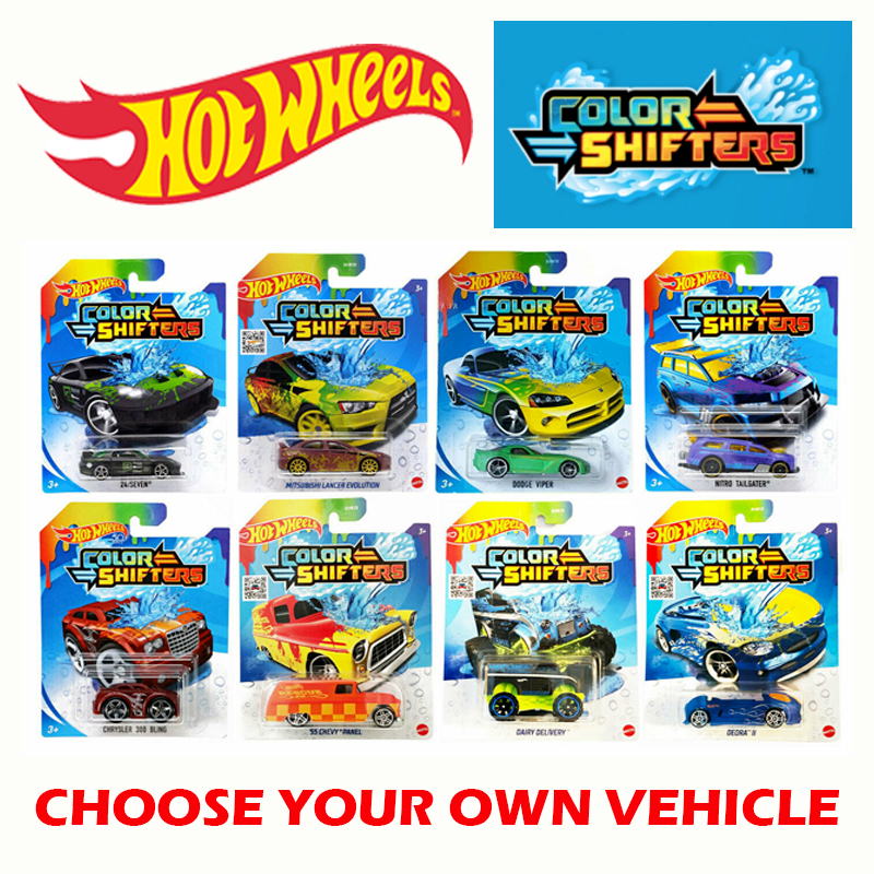 Hot Wheels Color Shifters Colour Changing Race Car Racing Toy warna ...