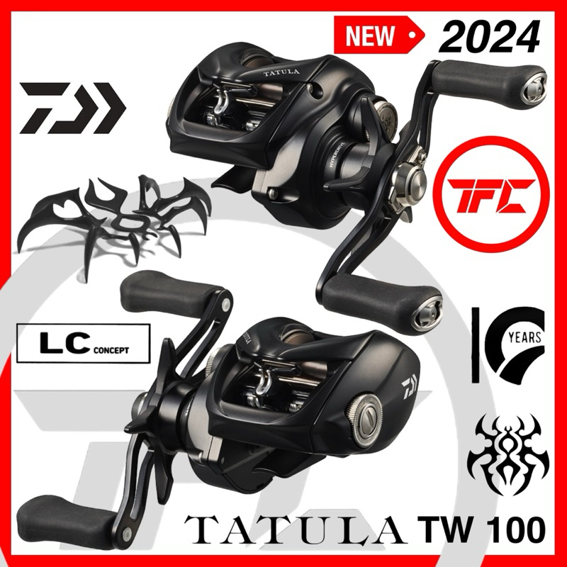 2025 2024 DAIWA TATULA TW 100 200 Baitcast Reel 100L 100H 100HL 100XH 100XHL 200HL 200XHL Right ...