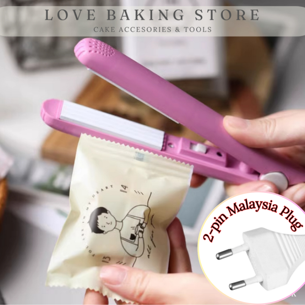 LBS • Mini Electric Sealing Machine Plastic Handheld baking Food Vacuum ...