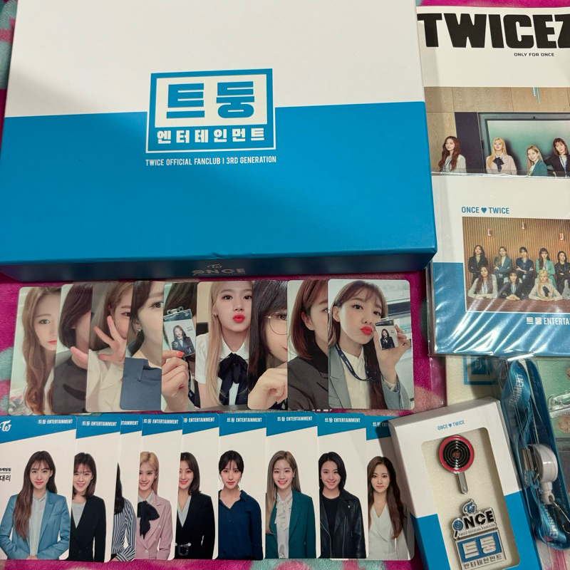 TWICE Once 3rd Generation Fan club Membership Tdoong Entertainment ...