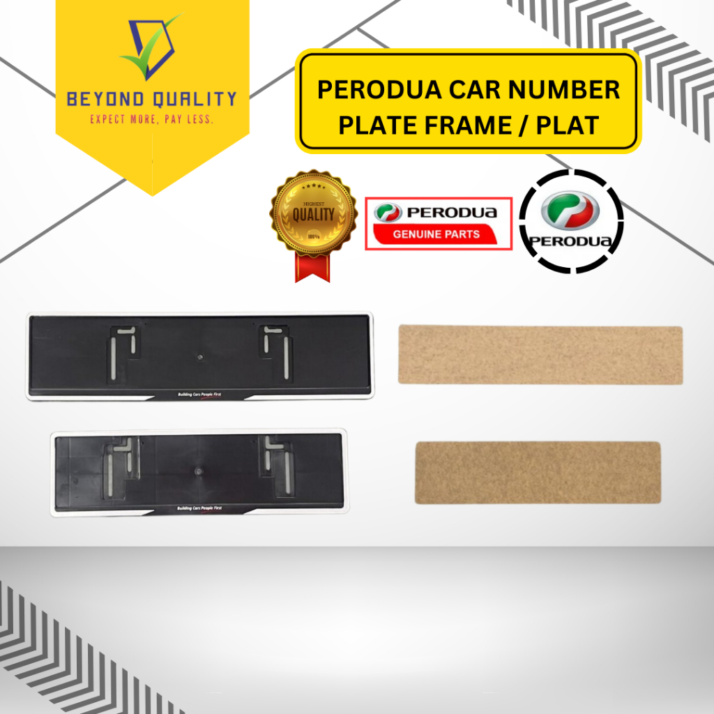 [Original] Perodua Car Number Plate Frame - Perodua Car Number Plat ...