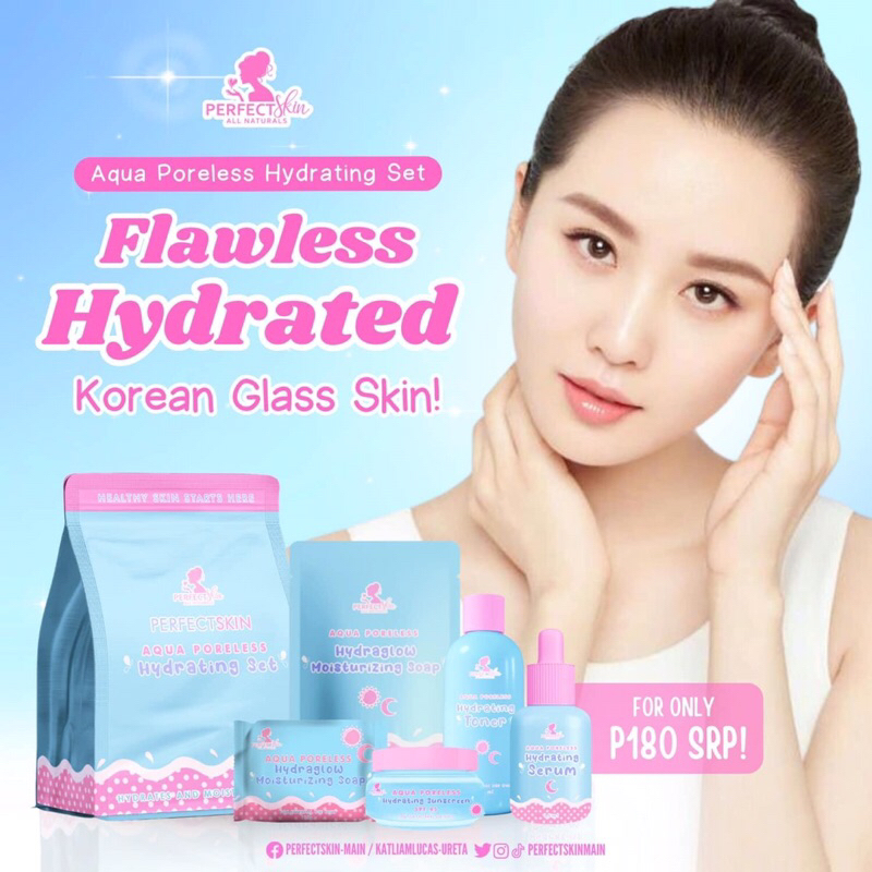 PERFECT SKIN AQUA PORELESS HYDRATING SET | Shopee Malaysia